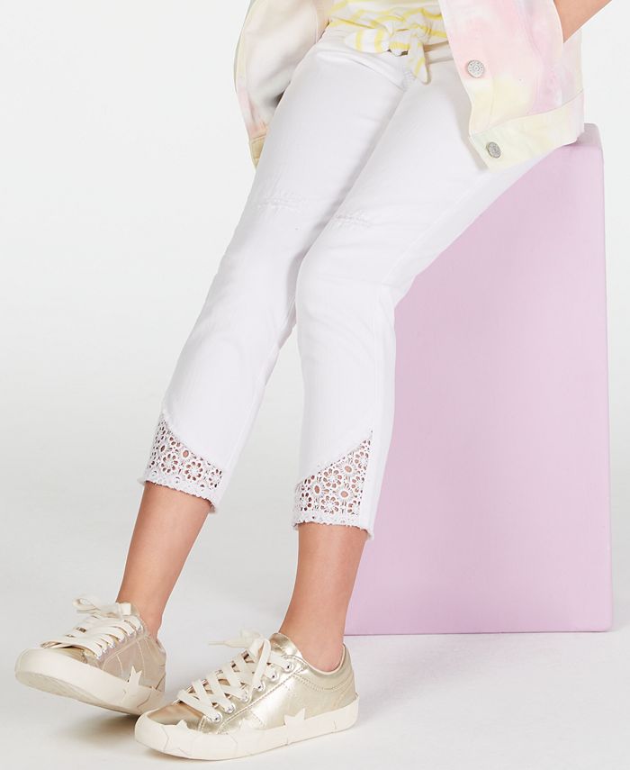 Epic Threads Big Girls Lace-Trim Jeans, Created for Macy's - Macy's