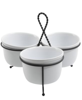 Gracious Dining 3 Piece Tidbit Dish Set - Macy's