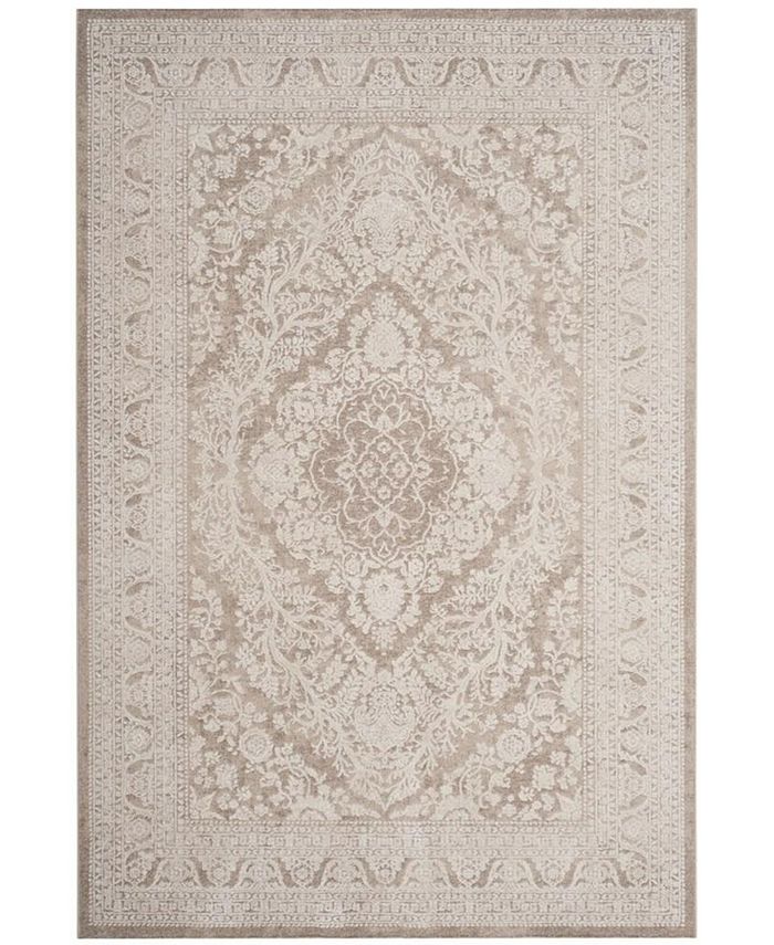 Safavieh Reflection RFT668 Beige and Cream 2'3" x 8' Runner Area Rug ...