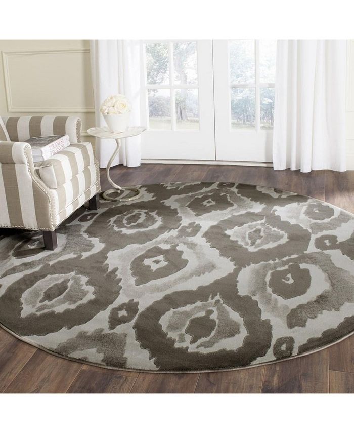 Safavieh Porcello PRL7736 6'7" x 6'7" Round Area Rug - Macy's