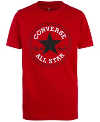 Converse Big Boys Chuck Patch Logo T-Shirt - Macy's