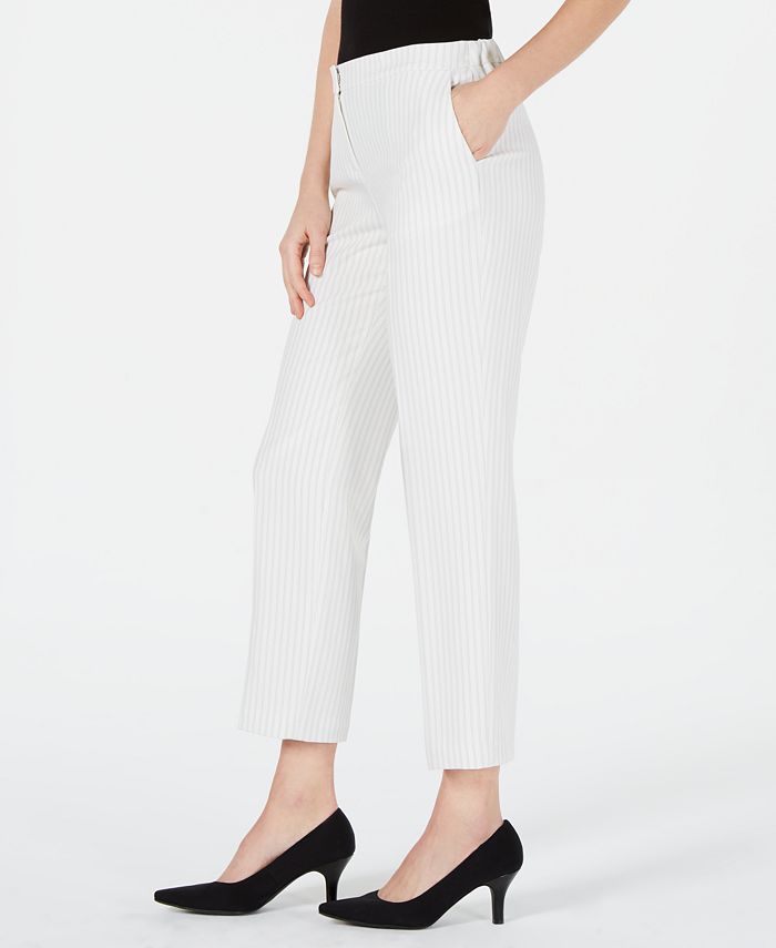 Kasper Pinstriped Trouser Pants - Macy's