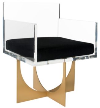 Jeneva Acrylic Arm Chair - Macy's