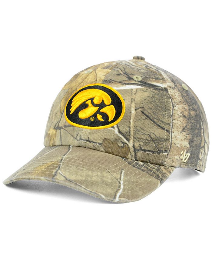 '47 Brand Iowa Hawkeyes Real Tree CLEAN UP Cap - Macy's