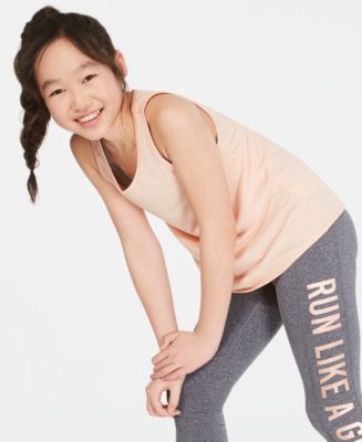 Ideology Big Girls Layered-Look Mesh Tank Top, Created for Macy's - Macy's