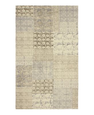 French Connection Boise Stonewash Printed Cotton 27" x 45" Accent Rug ...