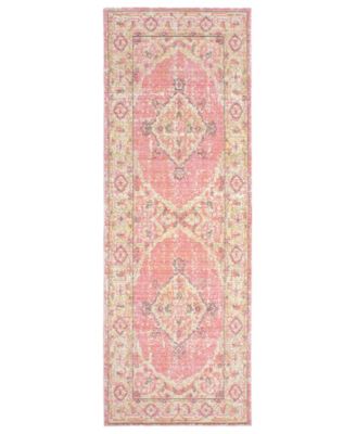 French Connection Kenora Colorwashed Kilim 22" x 61" Accent Rug - Macy's