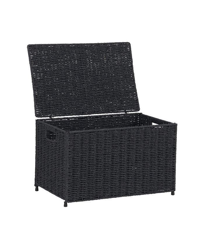 Household Essentials Small Wicker Storage Chest - Macy's