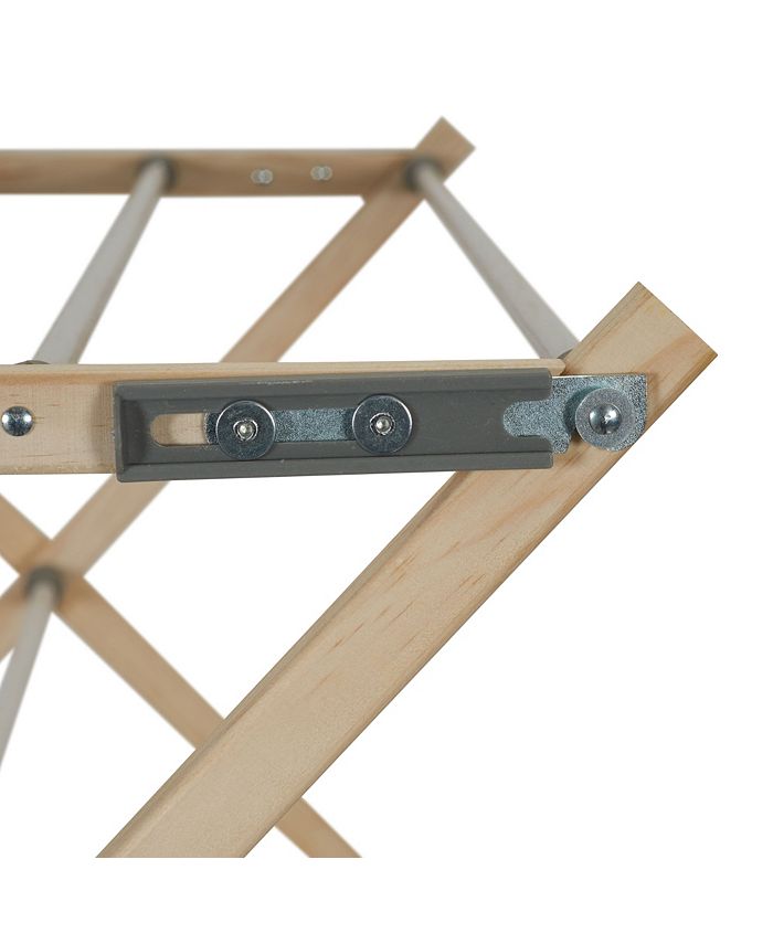 Household Essentials Pine Wood X-Frame Drying Rack - Macy's