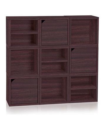 Way Basics Eco Stackable Connect Open Storage Cube and Cubby Organizer ...