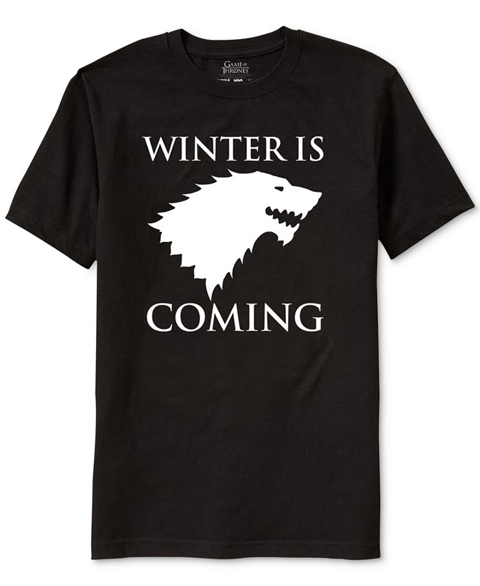 Ripple Junction Game of Thrones Winter Is Coming Men's Graphic T-Shirt ...
