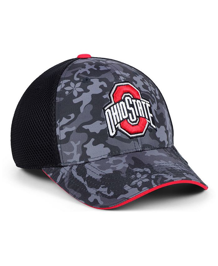 Top of the World Ohio State Buckeyes Camo Front Flex Stretch Fitted Cap ...