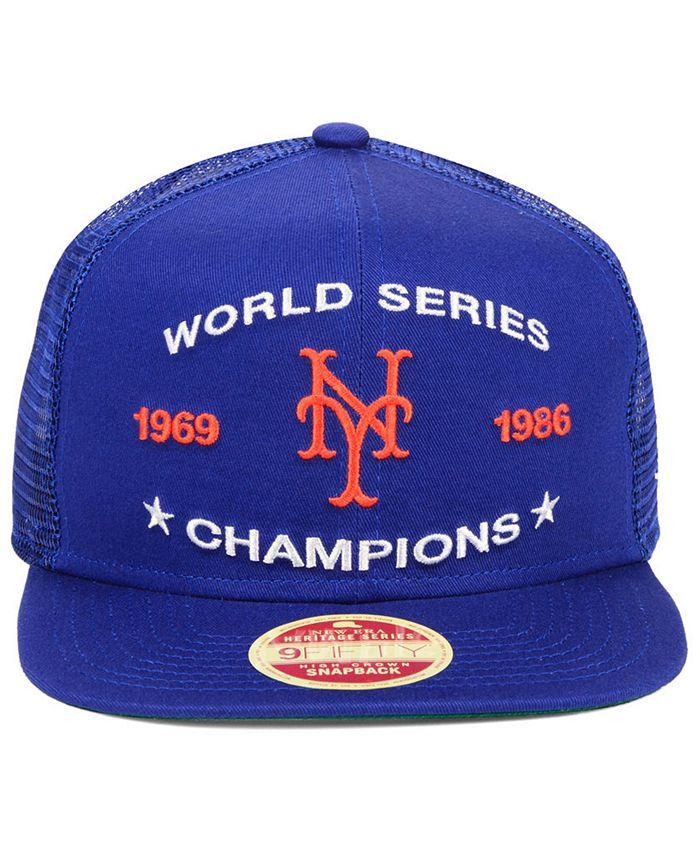 New Era New York Mets Team Front Trucker 9FIFTY Snapback Cap - Macy's