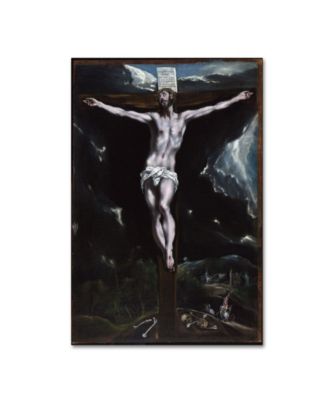 El Greco 'Christ On The Cross' Canvas Art - 32" x 22" x 2" - Macy's