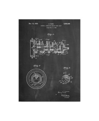 Cole Borders 'Combustion Engine Crank Shaft' Canvas Art - 19" x 14" x 2 ...