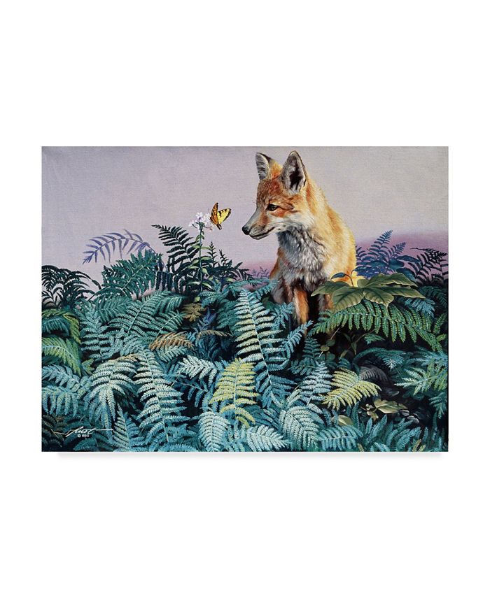 Trademark Global D. Rusty Rust 'Curious' Canvas Art - 24" x 18" x 2 ...