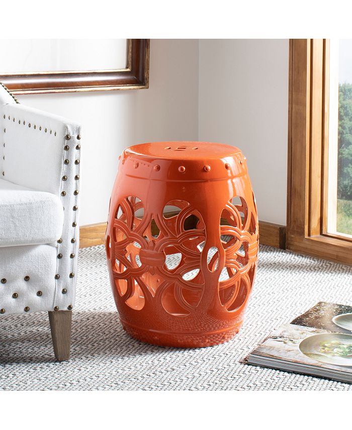 Safavieh Imperial Vine Garden Stool - Macy's