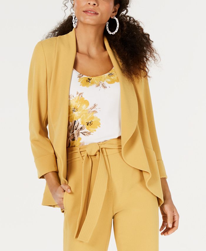 Bar III Open-Front Jacket, Created for Macy's - Macy's