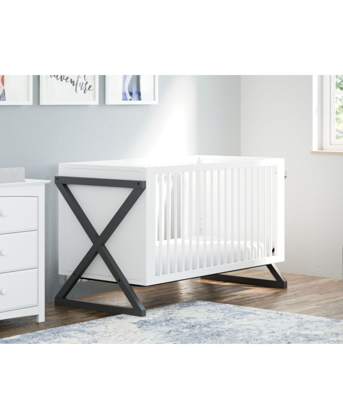 Click here for Storkcraft Equinox 3-in-1 Convertible Crib - Gray... prices