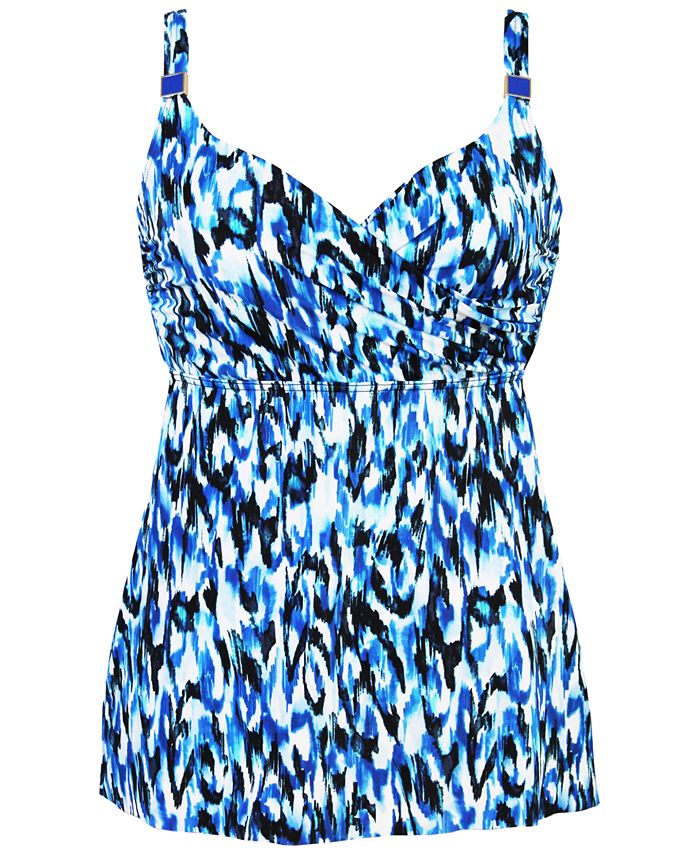 Miraclesuit Caspiana Bra-Sized Tummy-Control Tankini Top - Macy's