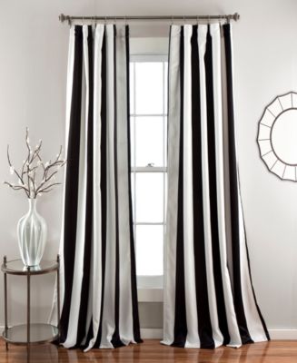 Wilbur Stripe Room Darkening Window Curtain Sets - Macy's