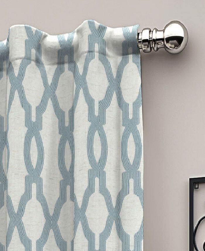 Eclipse Dixon Thermalayer Back Tab Valance, 52" x 18" - Macy's