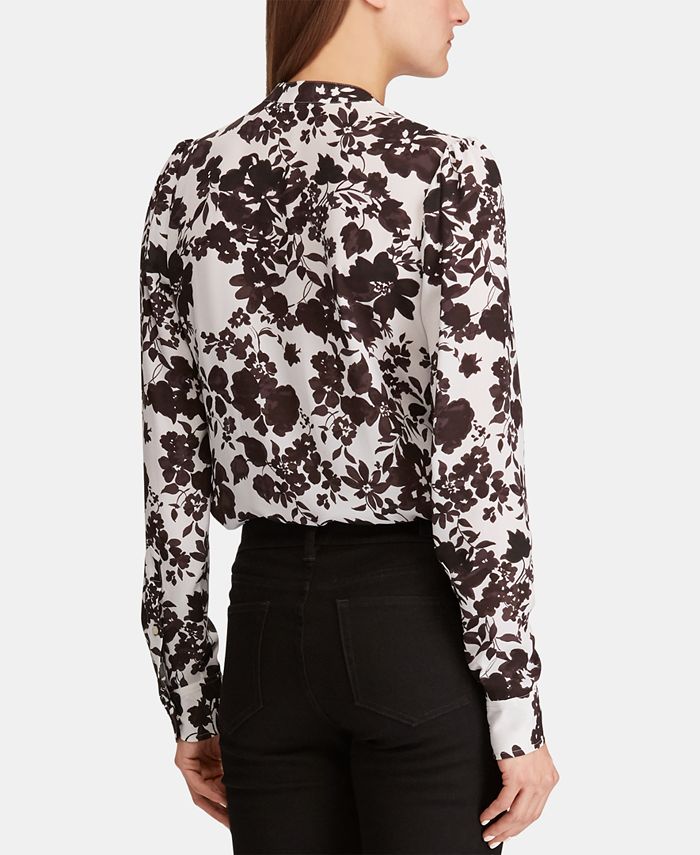 Lauren Ralph Lauren Georgette Shirt - Macy's