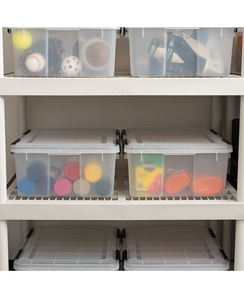 IRIS USA Iris 30 Quart Weather tight Storage Box, 6 Pack - Macy's