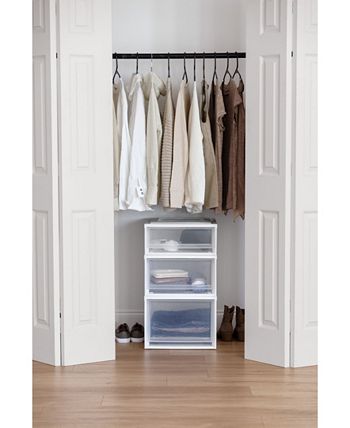 IRIS USA Iris Shallow Medium Deep Box Chest Drawer Set - Macy's