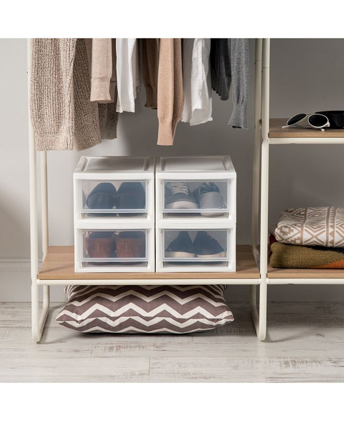 IRIS USA Iris Small 2 Pack Stacking Drawer - Macy's