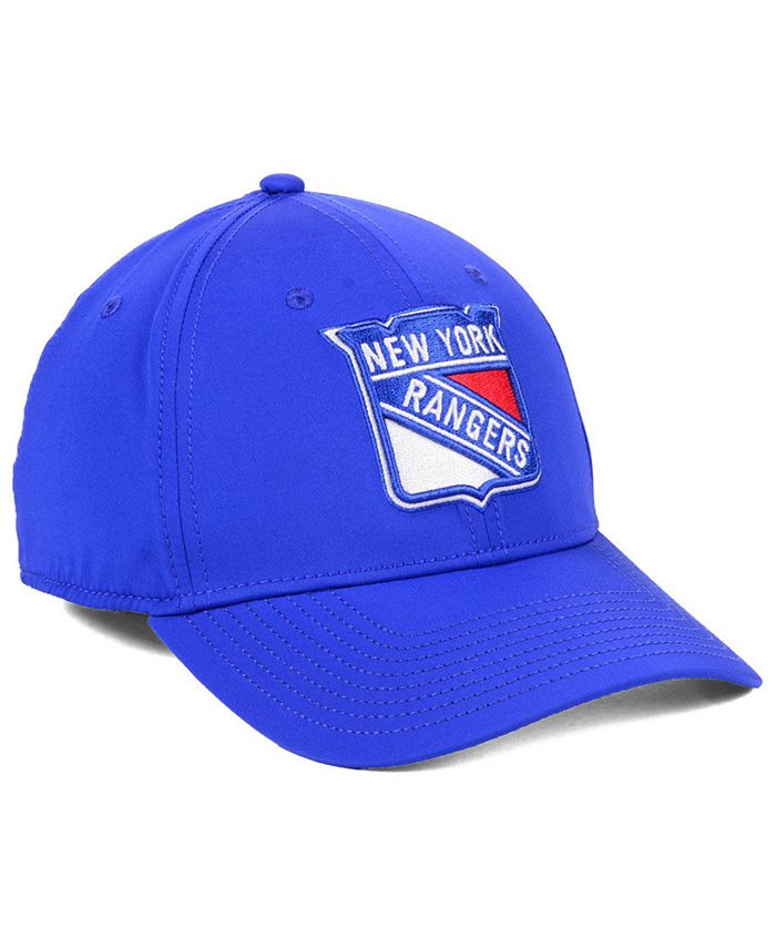 Authentic NHL Headwear New York Rangers Basic Flex Stretch Fitted Cap ...
