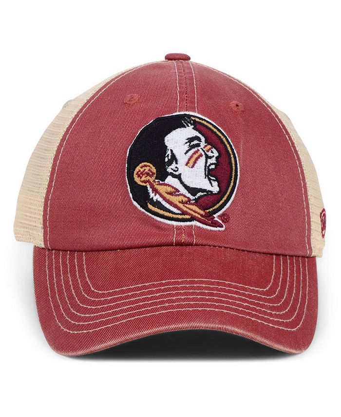 Top of the World Florida State Seminoles Wicker Mesh Snapback Cap - Macy's
