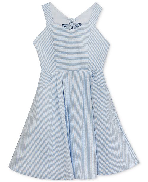 Rare Editions Little Girls Striped Seersucker Dress & Reviews - Dresses ...