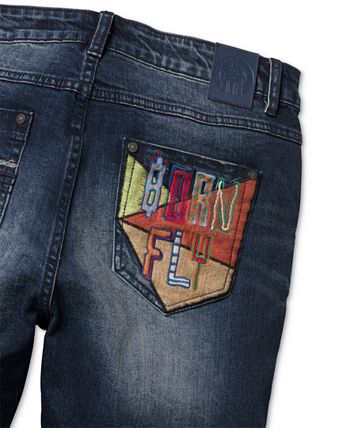 Born Fly Men's Slim-Straight Fit Jeans - Macy's