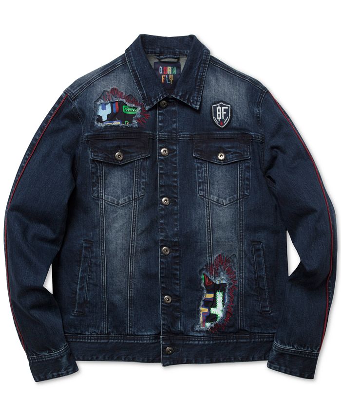 Born Fly Men's Duralee Denim Jacket - Macy's