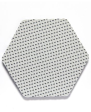 Chilewich Hex Mixed Strike & Pickstitch Coasters, Set of 4 - Macy's