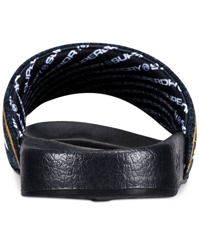 Superdry Men's College Slide Sandals - Macy's