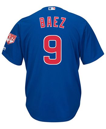 Majestic Men's Javier Baez Chicago Cubs Spring Training Patch Replica ...