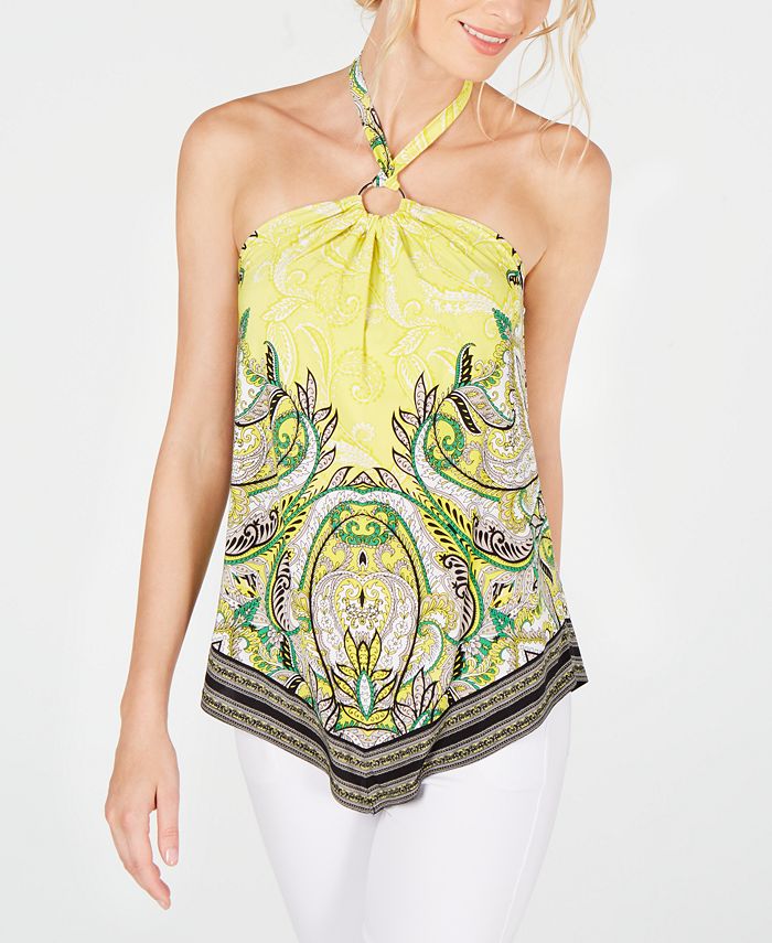 INC International Concepts INC Embellished Halter Top, Created for Macy ...