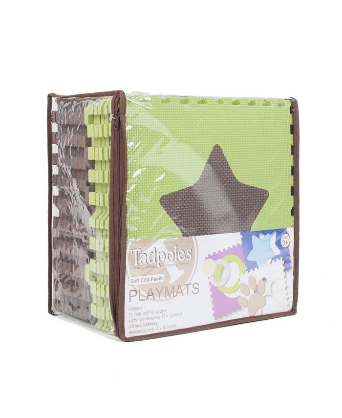 Tadpoles 16 Piece Foam Play Mat Set, Stars - Macy's