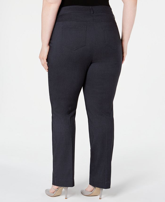JM Collection Plus Size Straight-Leg Pants, Created for Macy's - Macy's