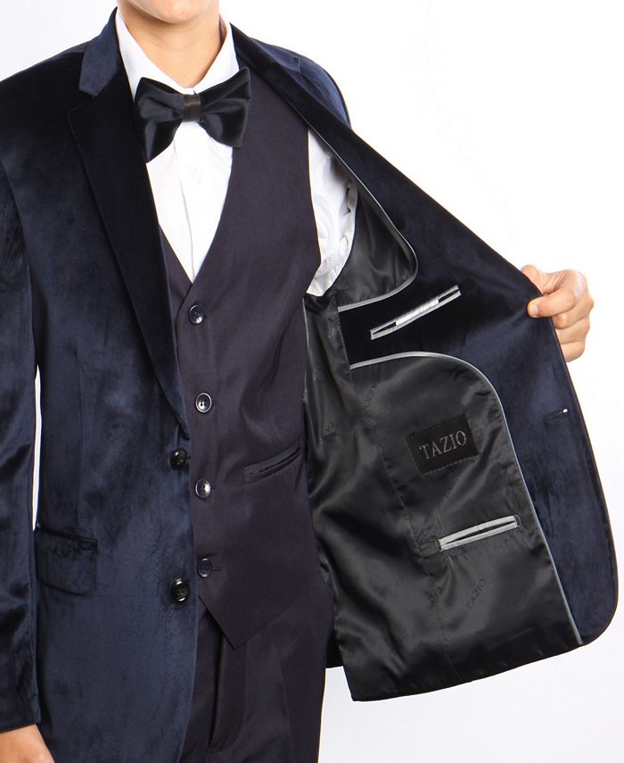 Tazio Classic Fit 2 Button Vested Suits for Boys - Macy's