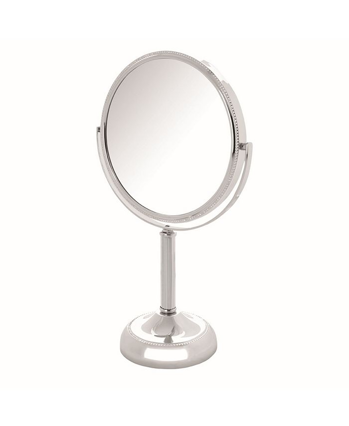 Jerdon The JP918CB 8" Tabletop Two-Sided Swivel Vanity Mirror - Macy's