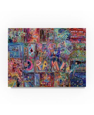 Josh Byer 'REAL life DRAMA' Canvas Art - 47" x 35" x 2" - Macy's