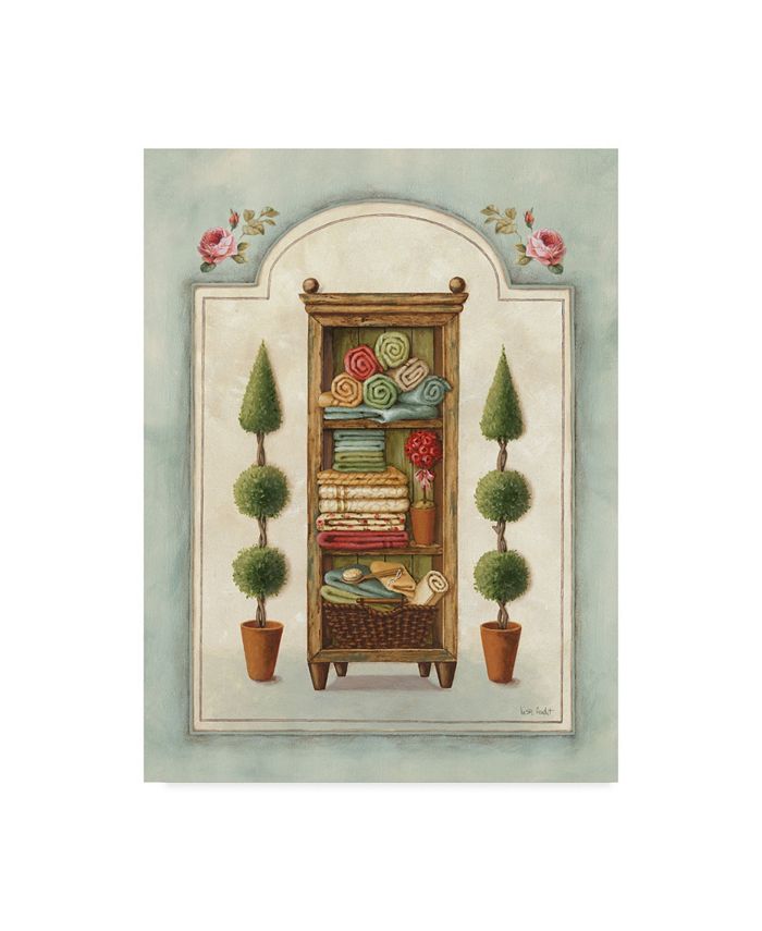 Trademark Global Lisa Audit 'Bathroom Linen' Canvas Art - 24" x 18" x 2 ...