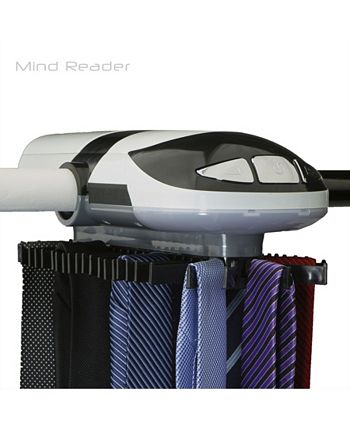 Mind Reader Automatic Motorized Revolving Tie and Belt Rack with Built ...