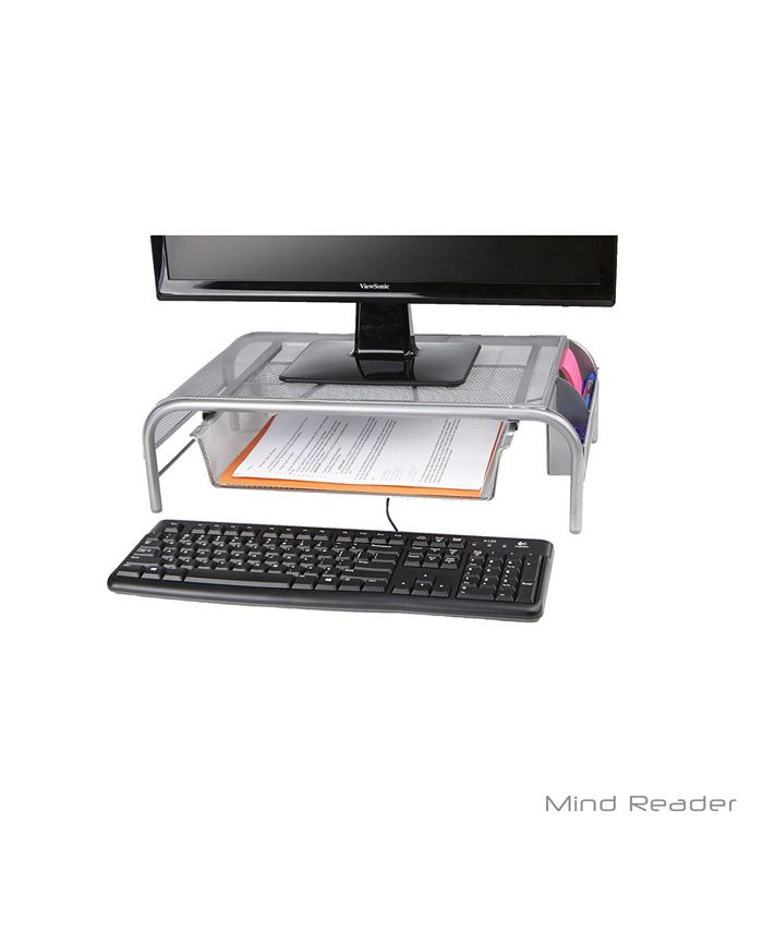 Mind Reader Metal Mesh Monitor Stand with Drawer - Macy's
