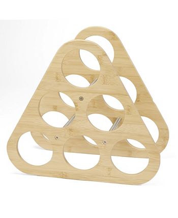 Mind Reader Pyramid Wine Rack for 6 Bottles - Macy's