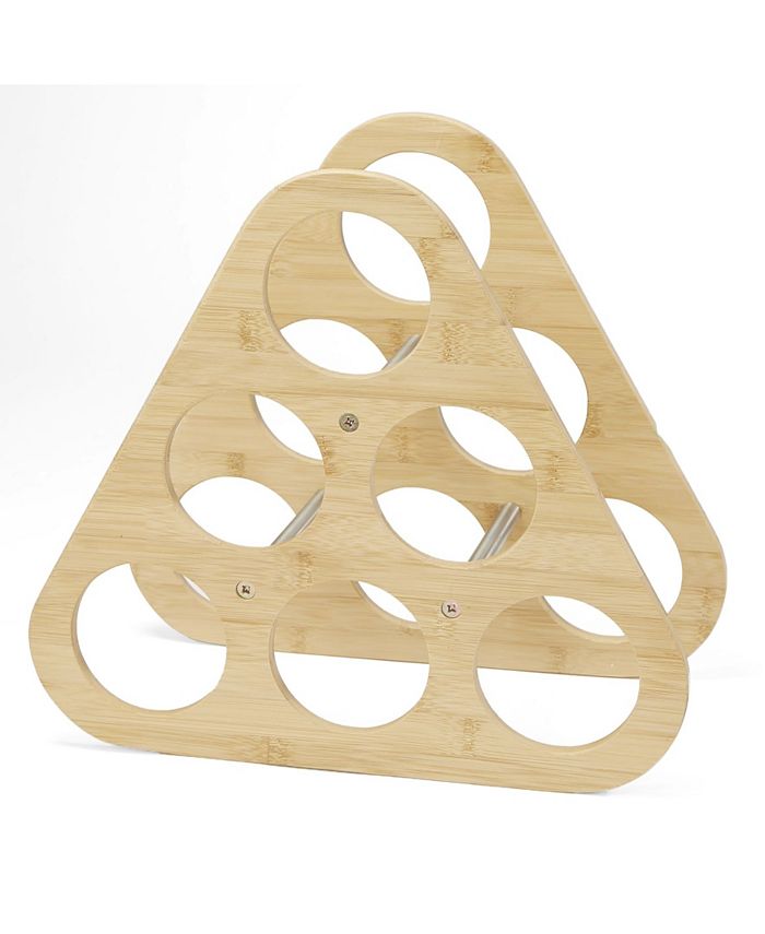 Mind Reader Pyramid Wine Rack for 6 Bottles - Macy's