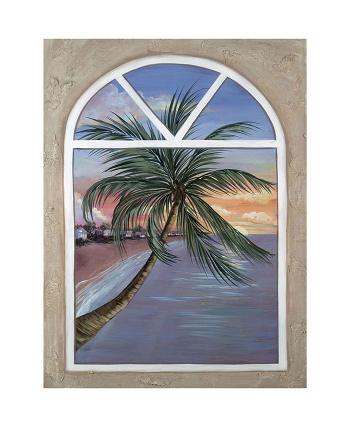 Trademark Global Out of my Left Window by Frank Walcott - 24" x 18" x 2 ...